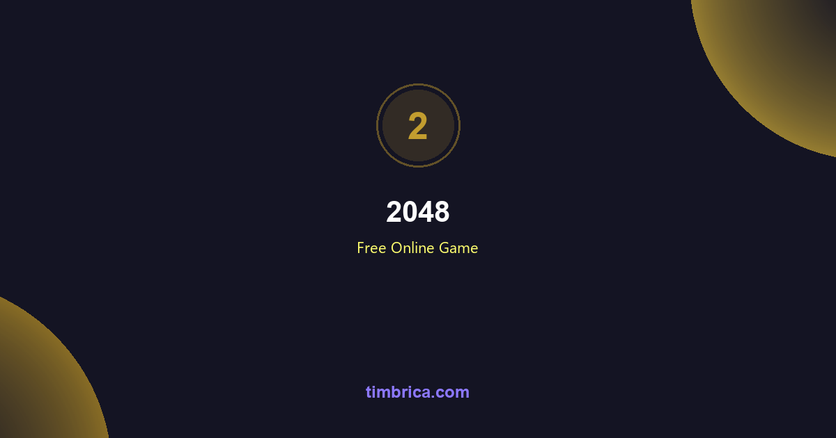 2048 Game Online Free — Number Puzzle | Tembrica