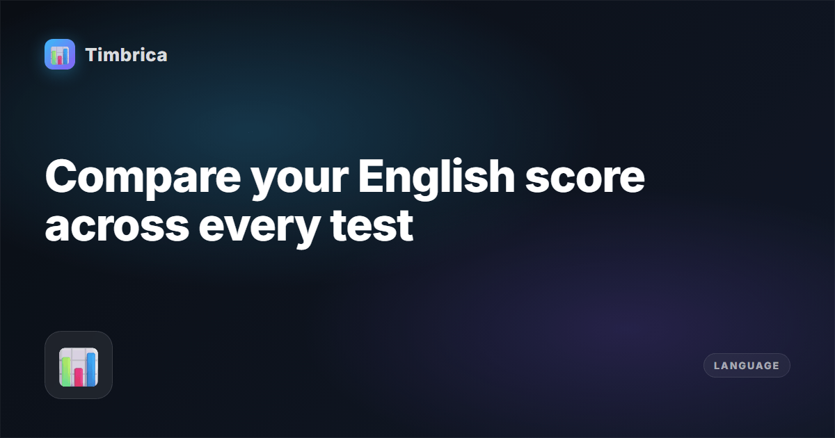 English Level Converter — CEFR · IELTS · TOEFL | Tembrica
