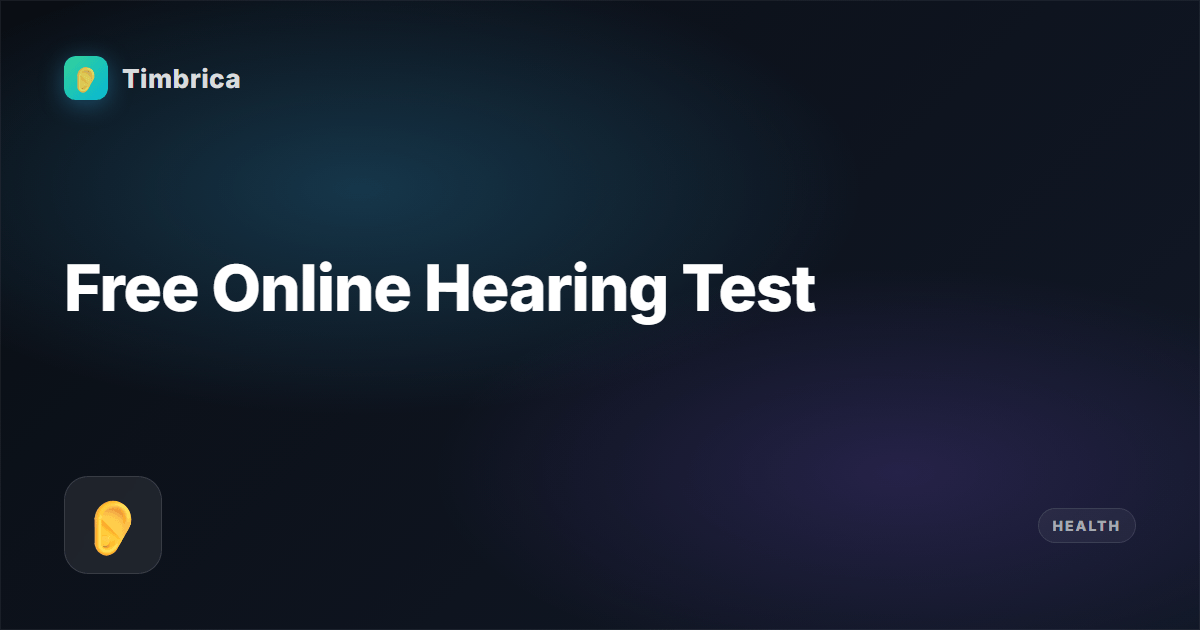 Online Hearing Test Free | Tembrica