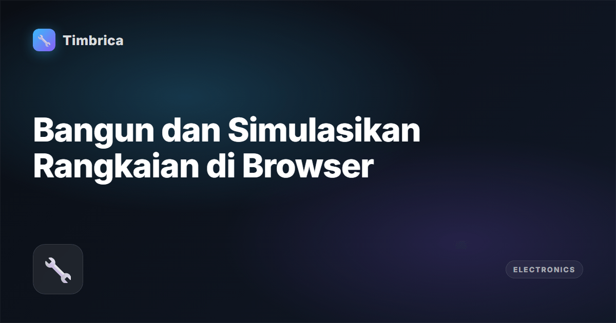 Simulator Rangkaian Online | Tembrica